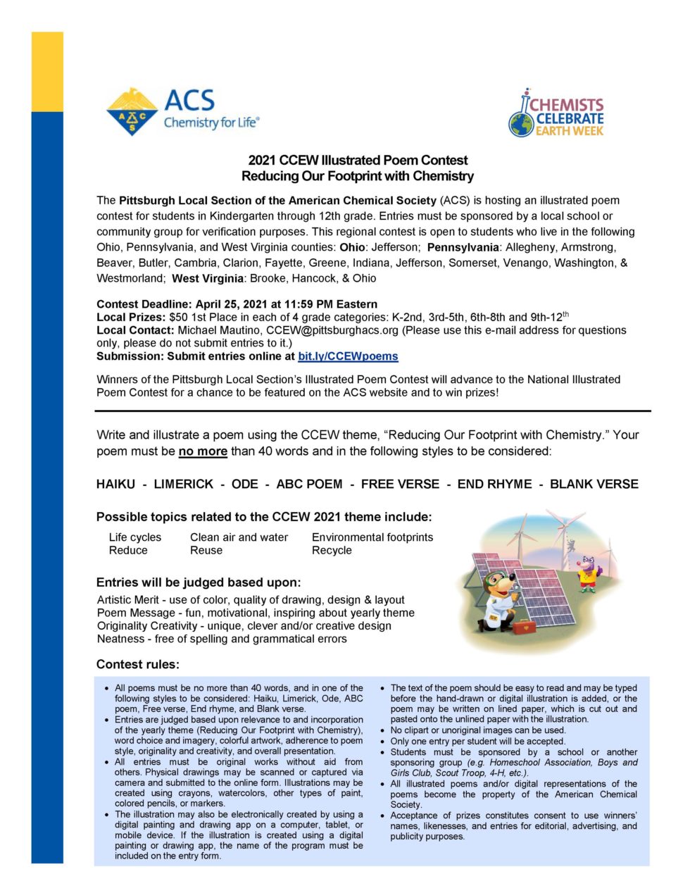 2021 CCEW Illustrated Poem Contest - Pittsburgh ACS